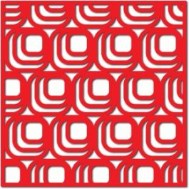 retro rounded corner pattern