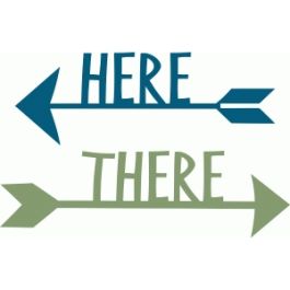 here and there arrows
