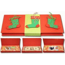 3d stocking gift box with inserts|52343