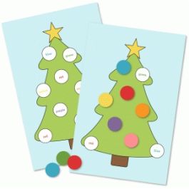 christmas tree bingo game|52499