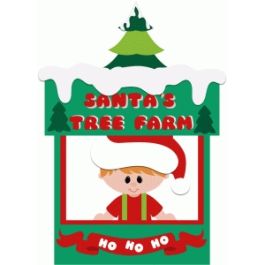 santas tree farm christmas