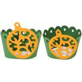 wrapper christmas ball charm|52752