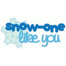 snow one like you title