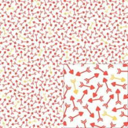 red and gold arrow pattern