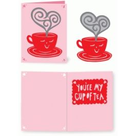 you're my cup of tea valentine card