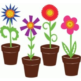 mix and match flowers and stems with pots