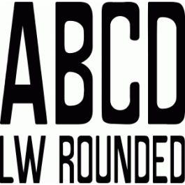 lw rounded font