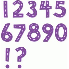 stitched dash numbers