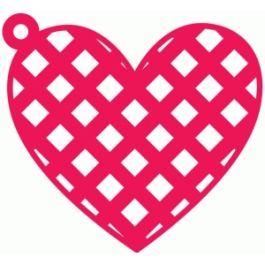 lattice heart tag