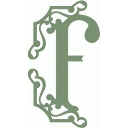 fancy letter f
