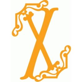fancy letter x