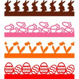 easter borders set