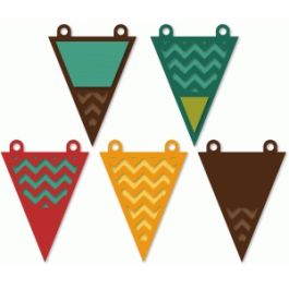 chevron pennants|55833