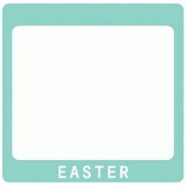 easter slide frame