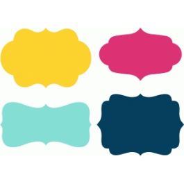 4 bracket label shapes