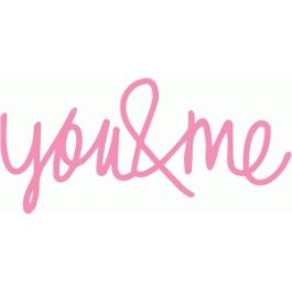 cursive you&me