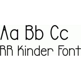 rr kinder font