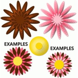 flowers double layers w insides nested