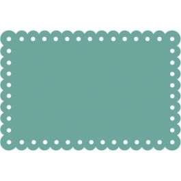 scallop border card