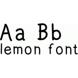 lemon font