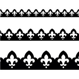 border fleur de lis