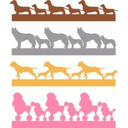 pet dogs borders set