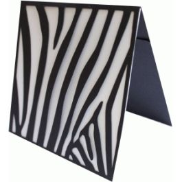 zebra print card