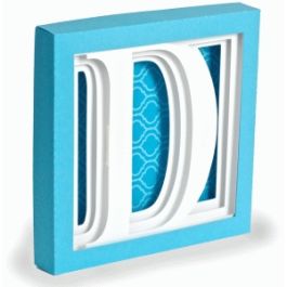 letter d - 3d alphabet shadow box|58985