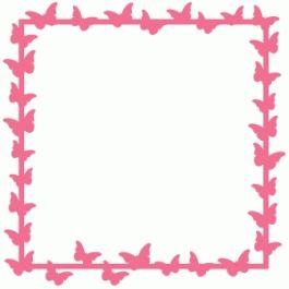 butterfly page frame / border