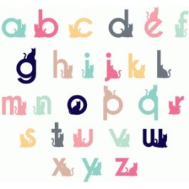 cat alphabet - lowercase|59282
