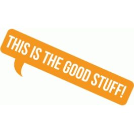 this is the good stuff speech bubble