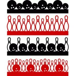 bowling borders set|60504