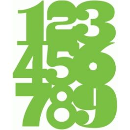 mini placemats numbers