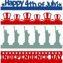 independence day borders set