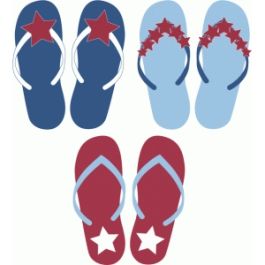 star flip flops|62596