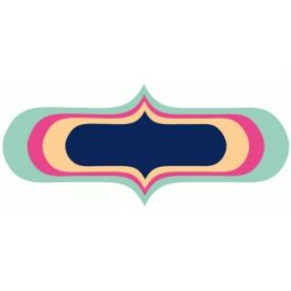 set of 4 nested fancy labels