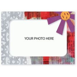 flower collage photo frame