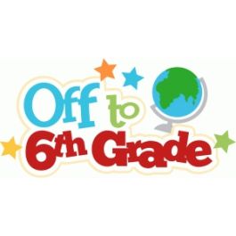 off to 6th grade title