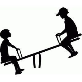 boys on teeter tauter