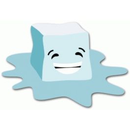 melting ice cube