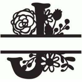 split monogram j