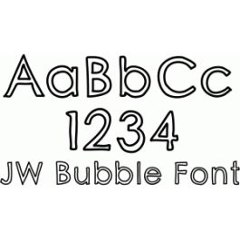 jw bubble font