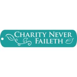 charity never faileth bookmark