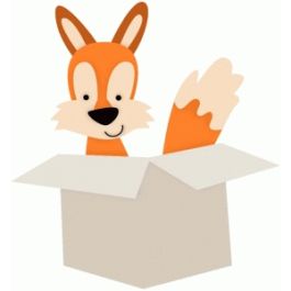 x is for fox in a box