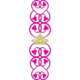 crown vertical flourish