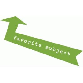 favorite subject arrow