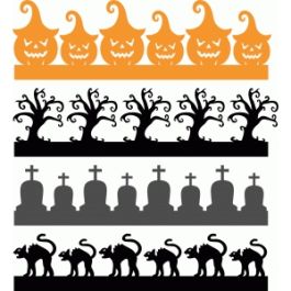 halloween borders set