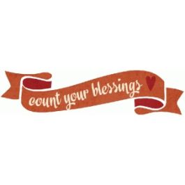 count your blessings banner