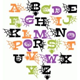 halloween letters uppercase|66392