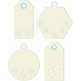 eyelet-look tags